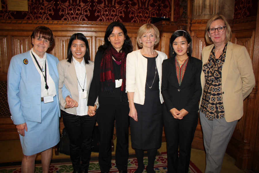 Women From Burma Delegation Speak In British Parliament