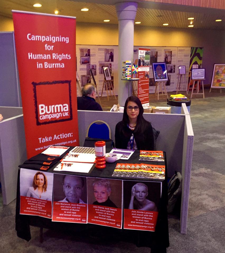 At the NASUWT conference in Birmingham