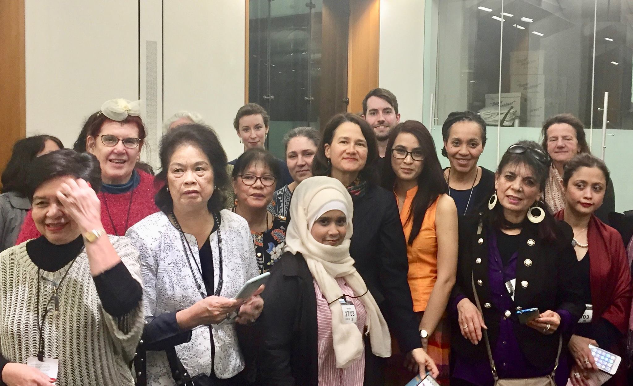 Wai Hnin at Parliament event Mar 2017